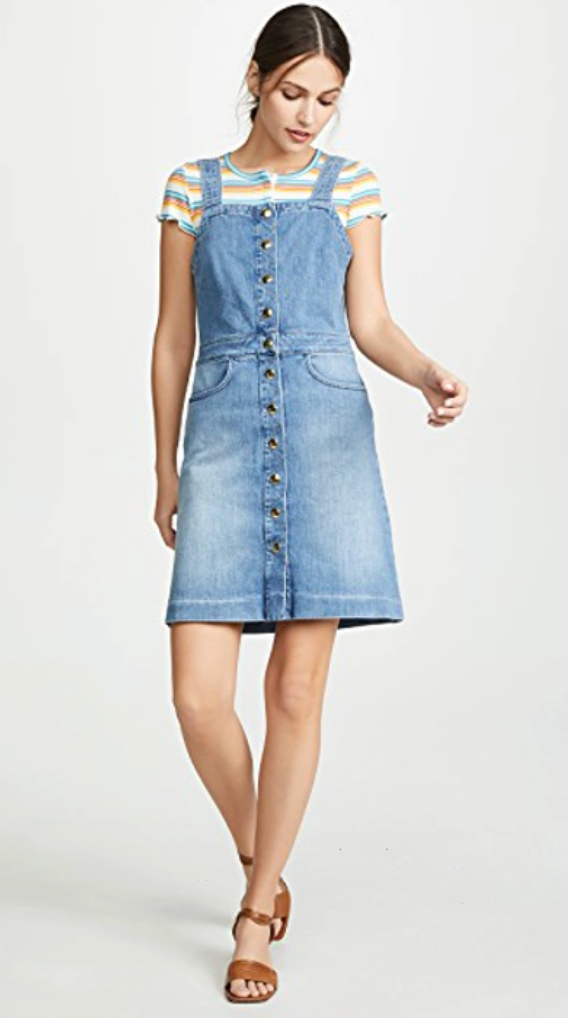 FRAME Claire Snap-Front Denim Dress - Islet SzM – Bunnies