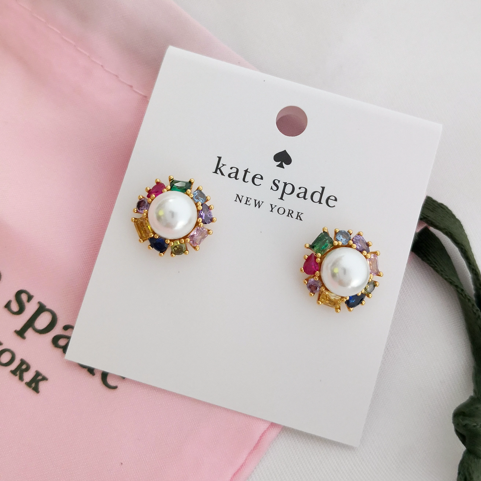 KATE SPADE Candy Pop Pearl Studs – Bunnies